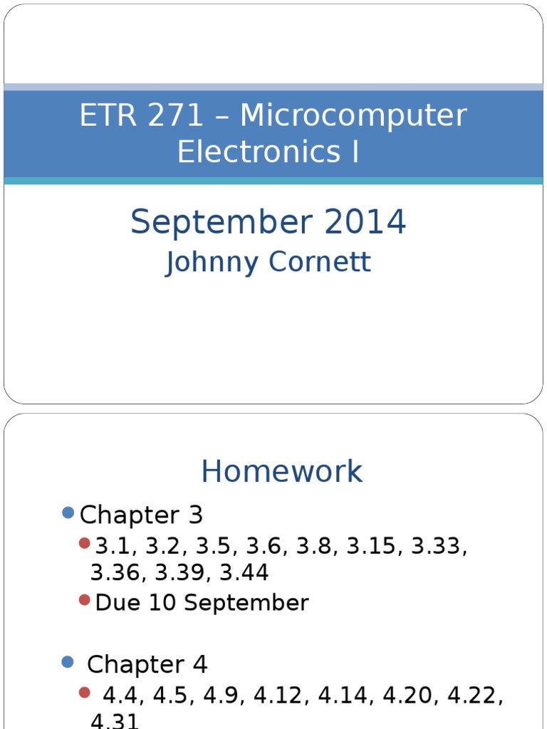 Lecture 3 ETR 271 Fall 2014 Boolean Logic | PDF | Logic Gate | Logic Lecture 3 ETR 271 Fall 2014 Boolean Logic | PDF | Logic Gate | Logic