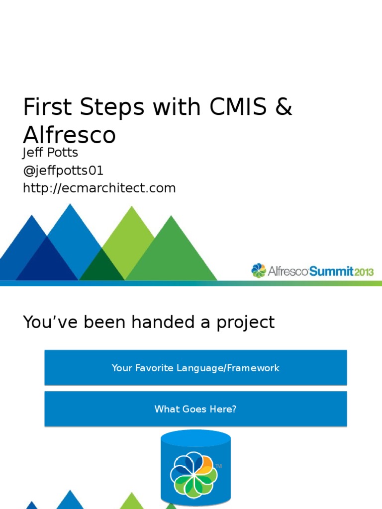 First Steps With Cmis | PDF | Application Programming Interface ...
