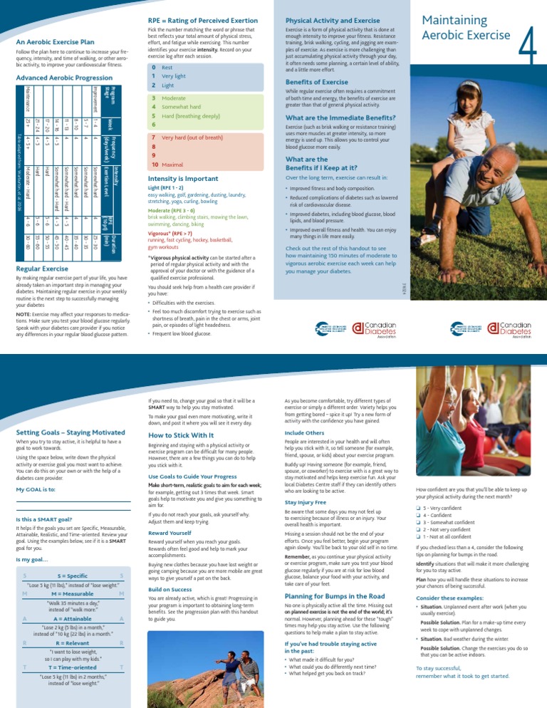 Brochure Maintaining Aerobic | PDF | Physical Exercise | Physical Fitness