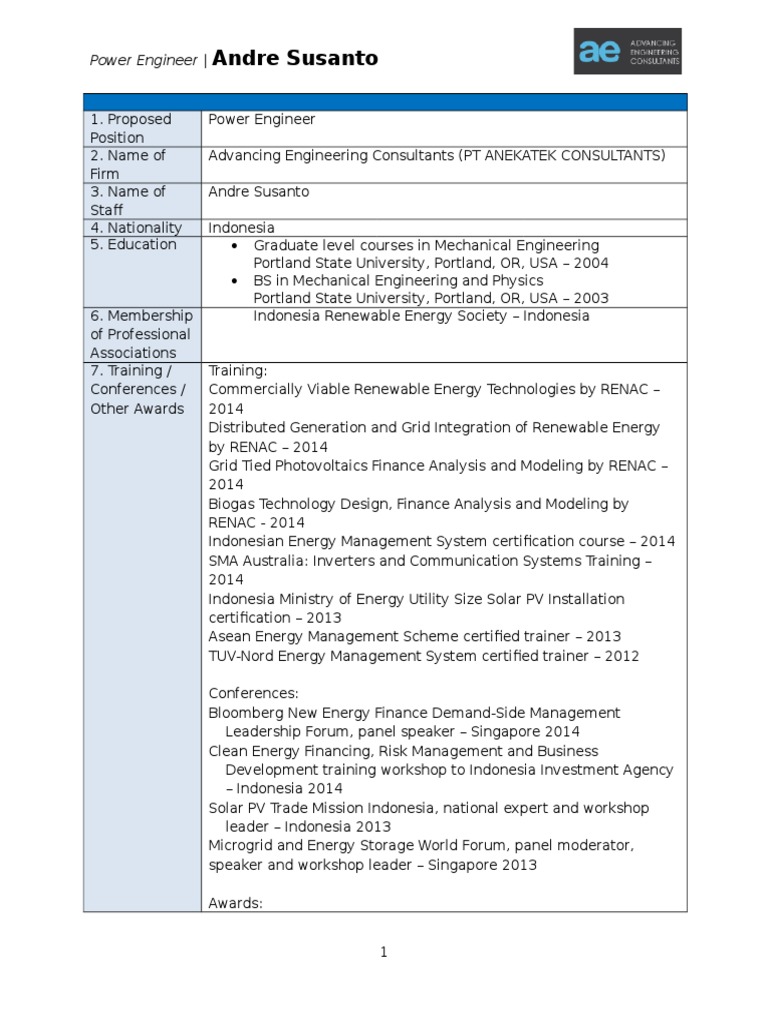 5 Power Engineer | Andre Susanto "A Versatile Renewable Energy ...