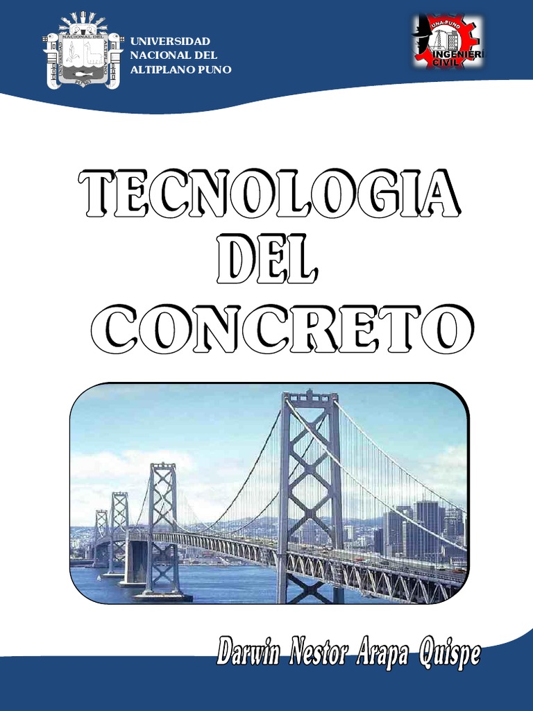 Tecnologia Del Concreto | PDF | Cemento | Hormigón