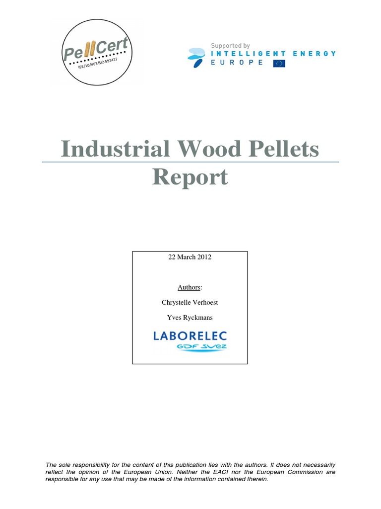 Industrial-Pellets-Report PellCert 2012 Secured | PDF | Biomass ...