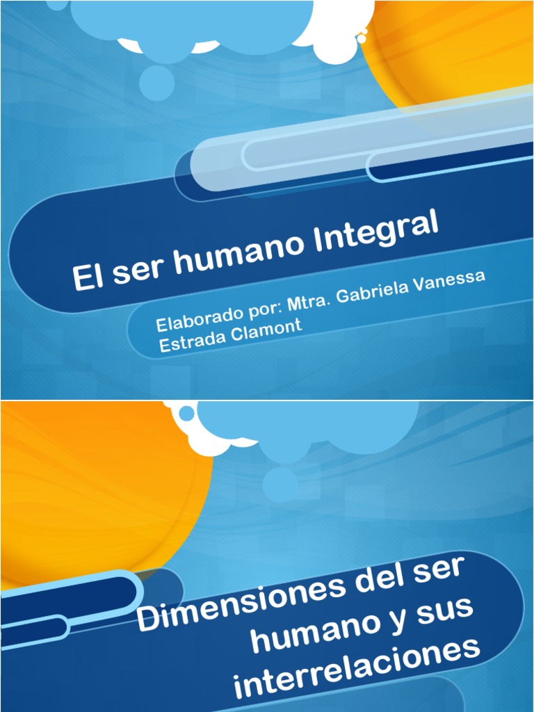 El Ser Humano Integral | PDF | Teoría de apego | Inteligencia