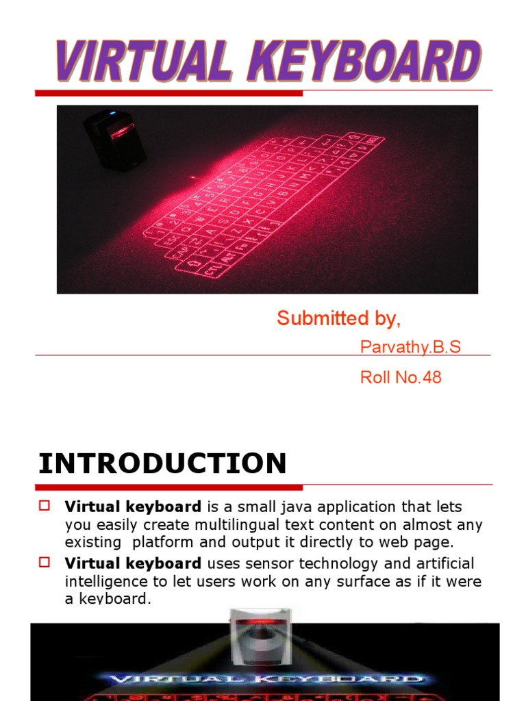 Virtualkeyboard | PDF | Computer Keyboard | Digital Technology