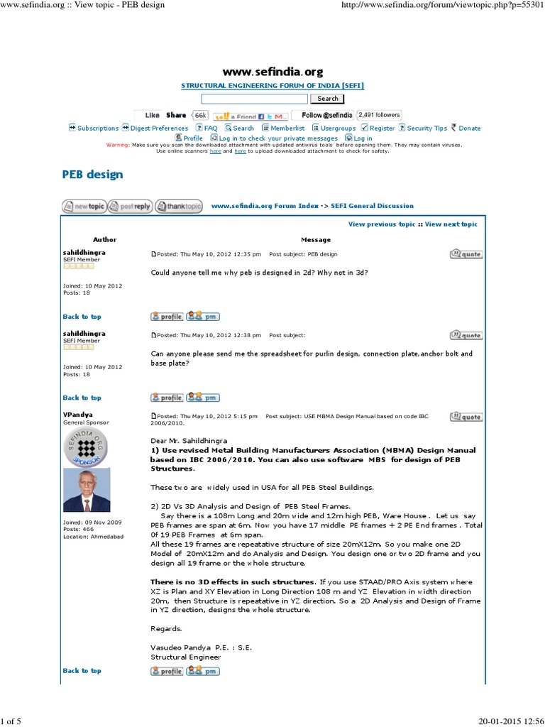 PEB 2D Vs 3D Model | PDF | Framing (Construction) | Internet Forum