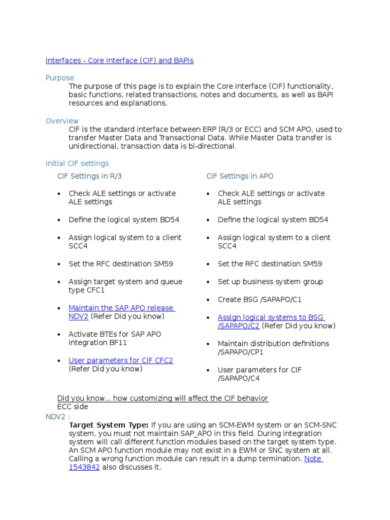 CIF Must Read | Download Free PDF | Interface (Computing) | Computer ...
