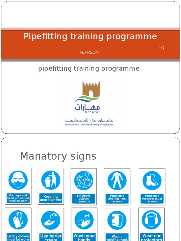 Pipefitting Training Programme Powerpoint | PDF | Emergency Evacuation ...
