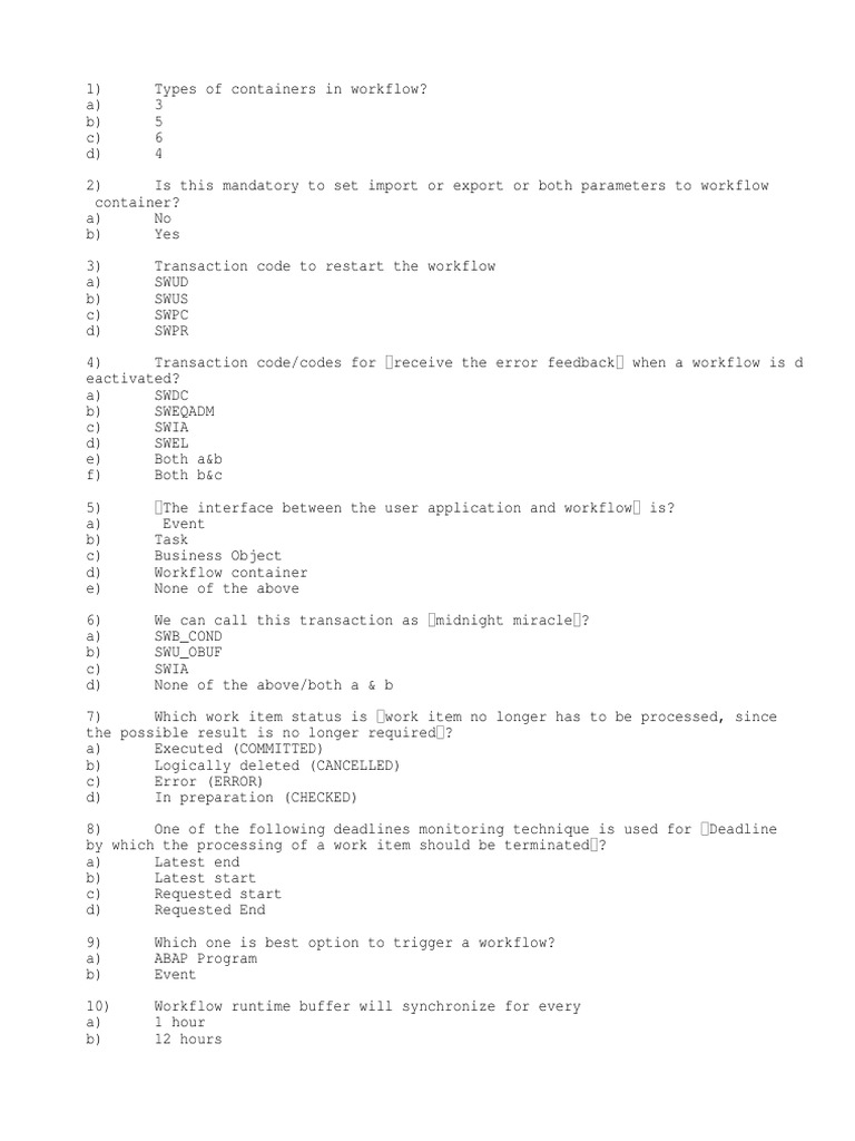 WorkFlow Quiz | PDF | C (Programming Language) | Computer Programming