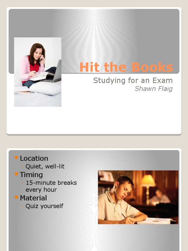 Hit The Books | PDF