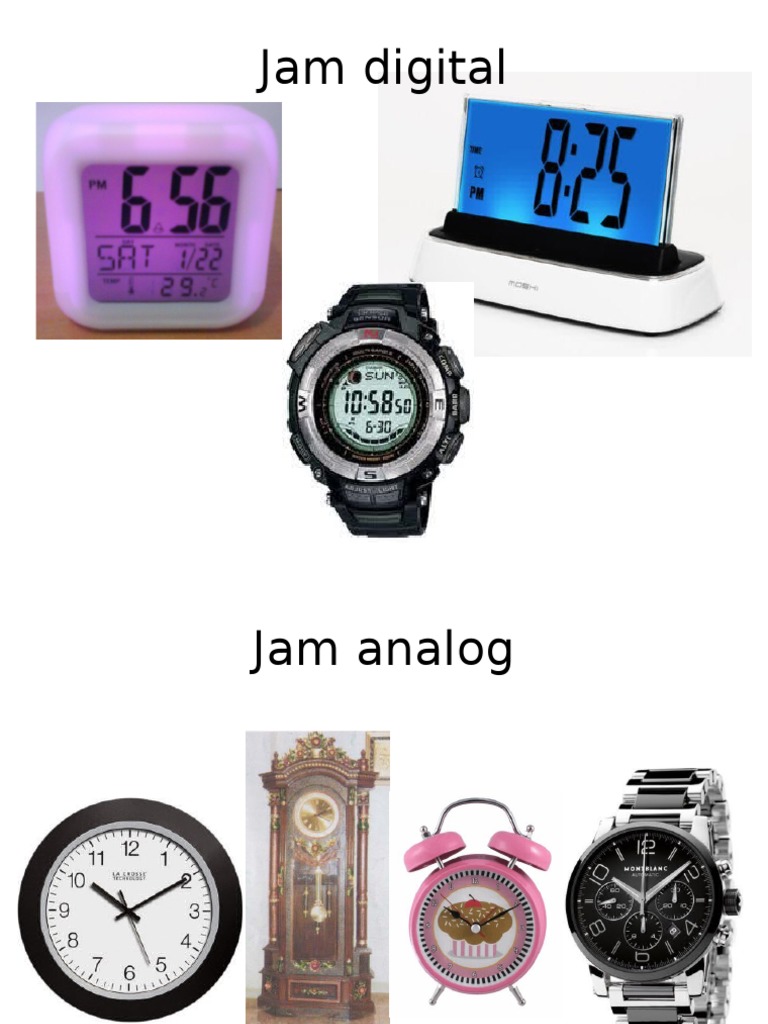 Jenis-Jenis Jam | PDF