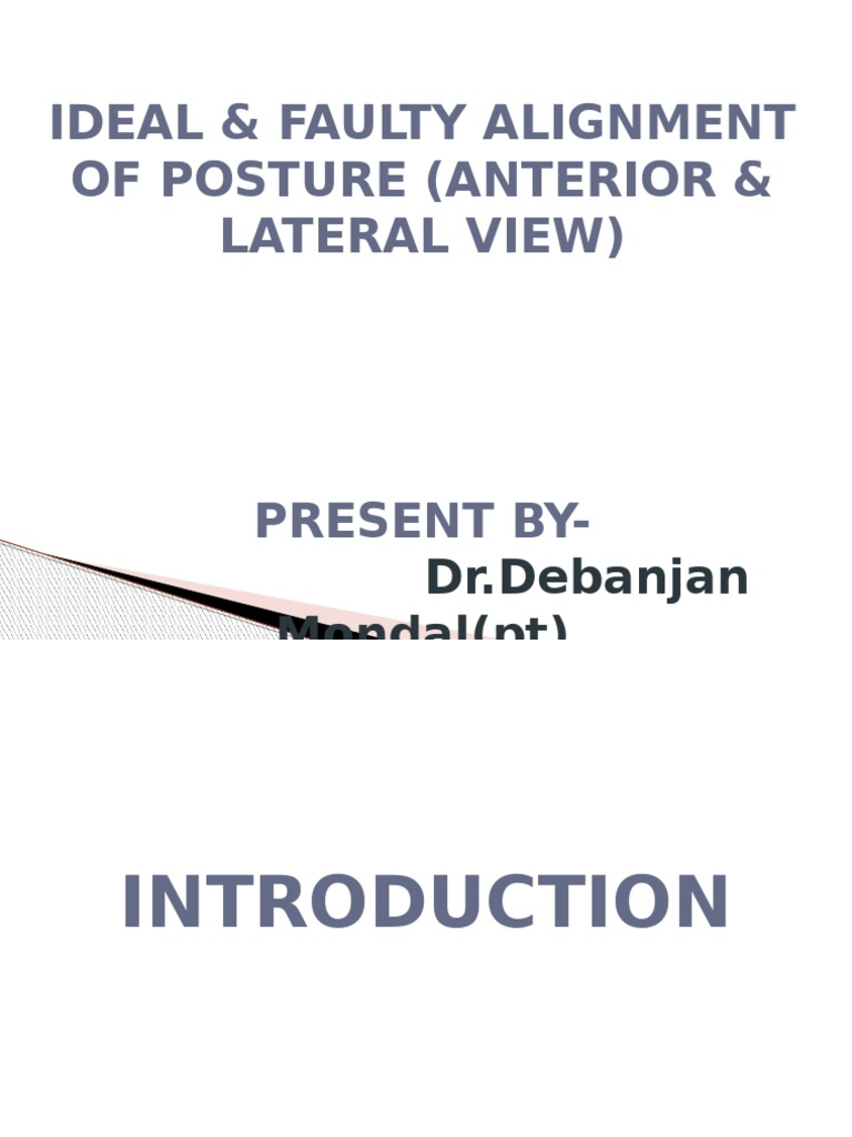 Posture Pdf Vertebral Column Pelvis
