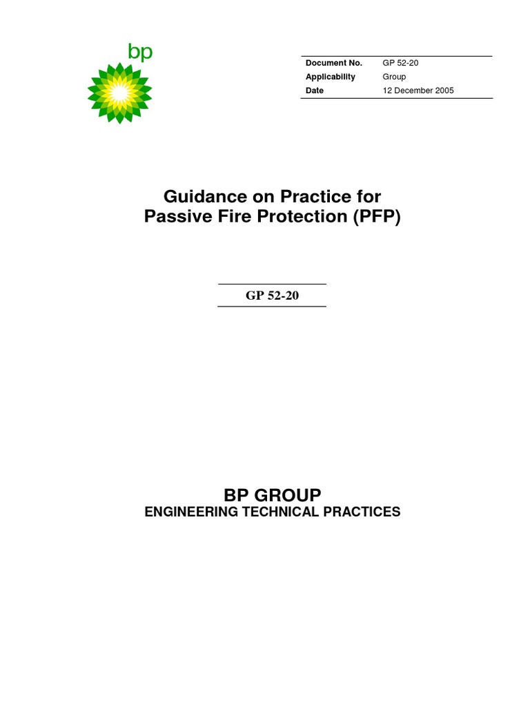 GP 52-20 - Passive Fire Protection Fireproofing - 0900a866801074ad ...