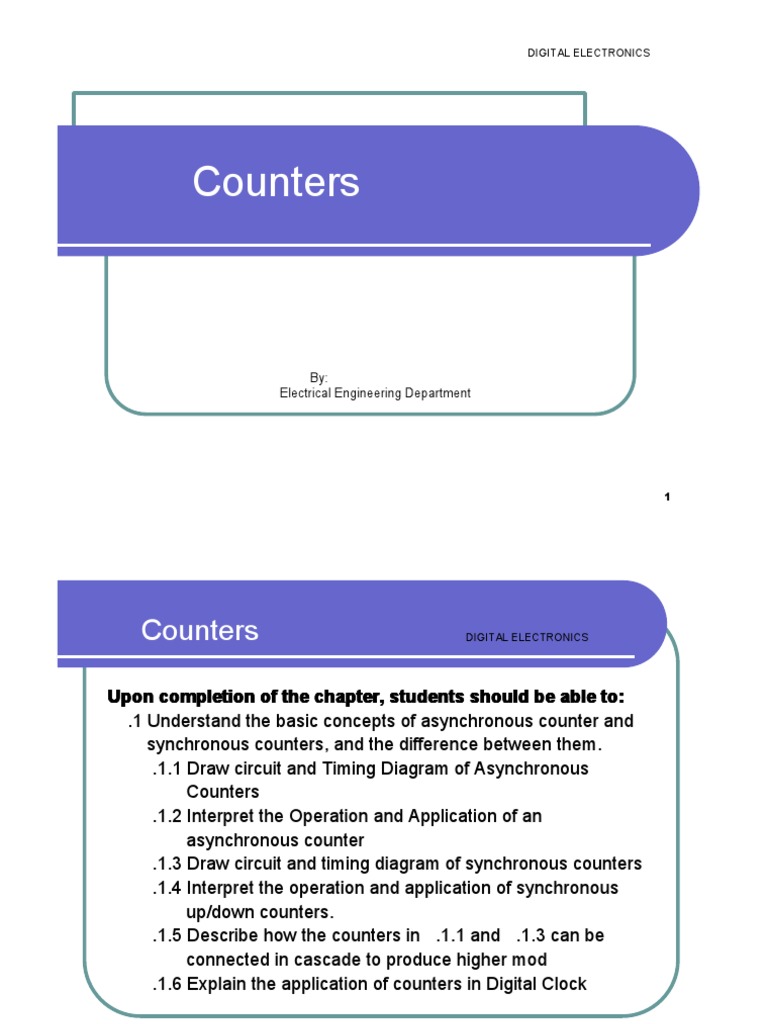 (Counter) Paper - 1 - 7967 - 163 PDF | PDF | Digital Electronics ...