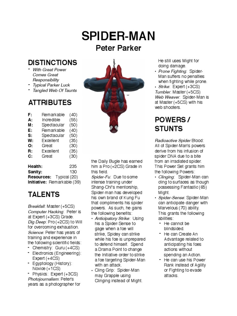 Spider Man | PDF | Spider Man | Leisure
