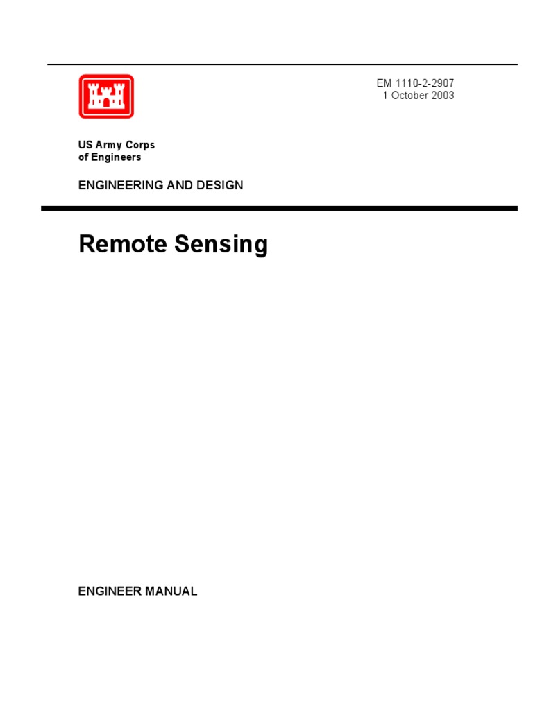 US Army Remote Sensing | PDF | Electromagnetic Spectrum | Infrared
