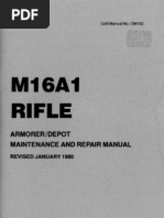 M4 Rifle PMI and Functions Check Guide | PDF | Rifle | Trigger (Firearms)