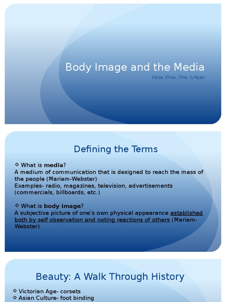 Body Image and The Media | PDF | Body Image | Advertising