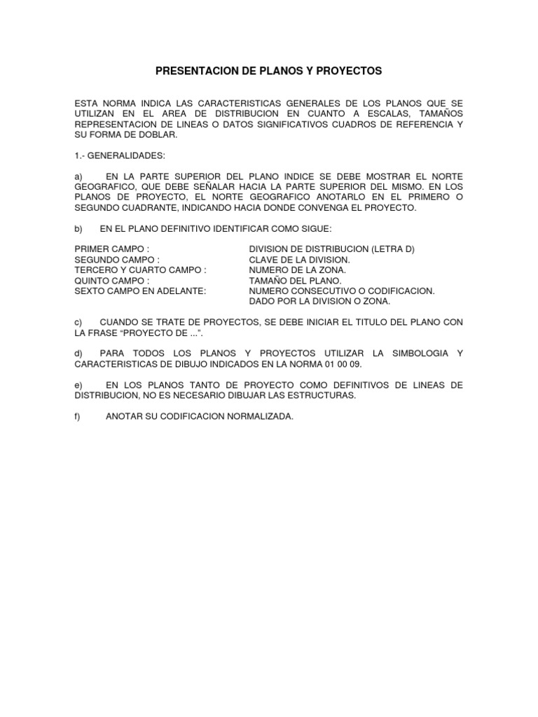 Presentacion Planos Cfe | PDF