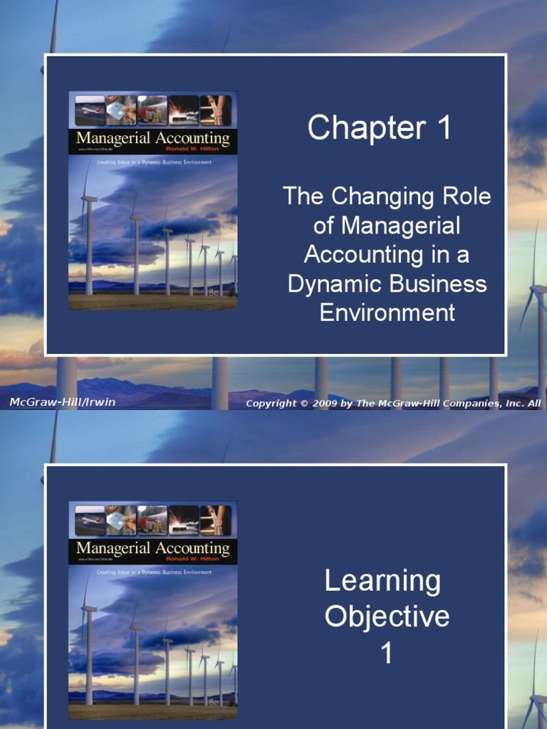 The Changing Role of Managerial Accounting in A Dynamic Business ...