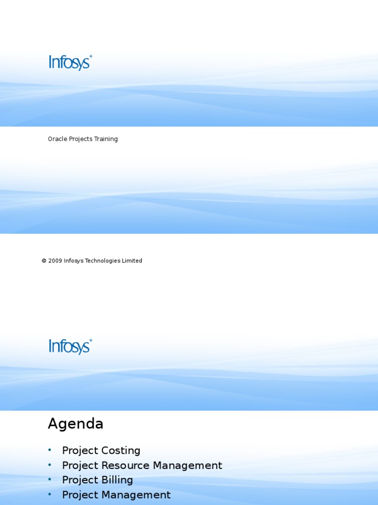 Oracle Projects Training Presentation | PDF
