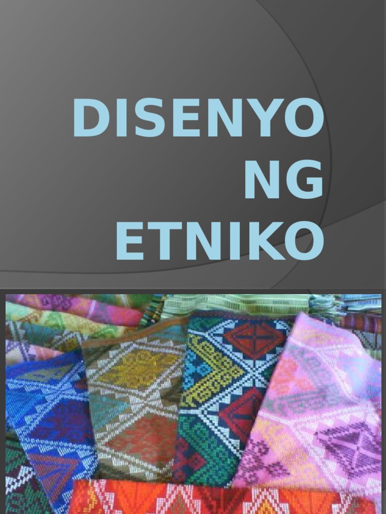 Disenyong Etniko | PDF