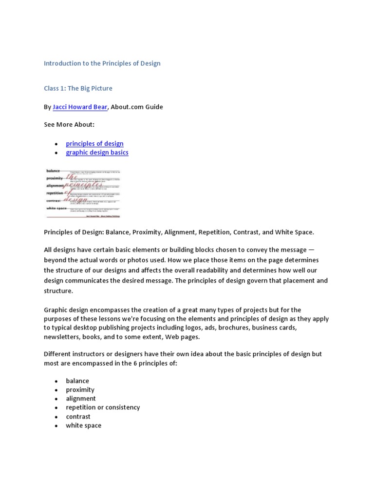 Principles of Graphic Design | PDF | Graphic Design | Shape