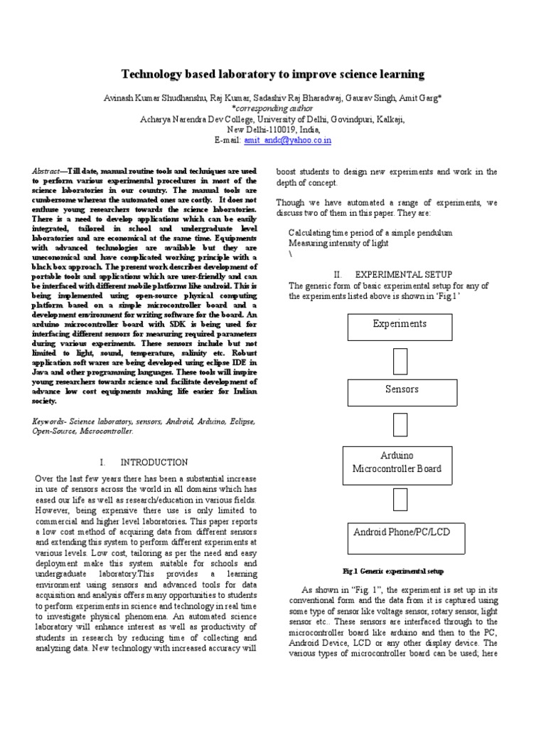Research Paper On Arduino and Its Application | PDF | Eclipse (Software ... Research Paper On Arduino and Its Application | PDF | Eclipse (Software ...