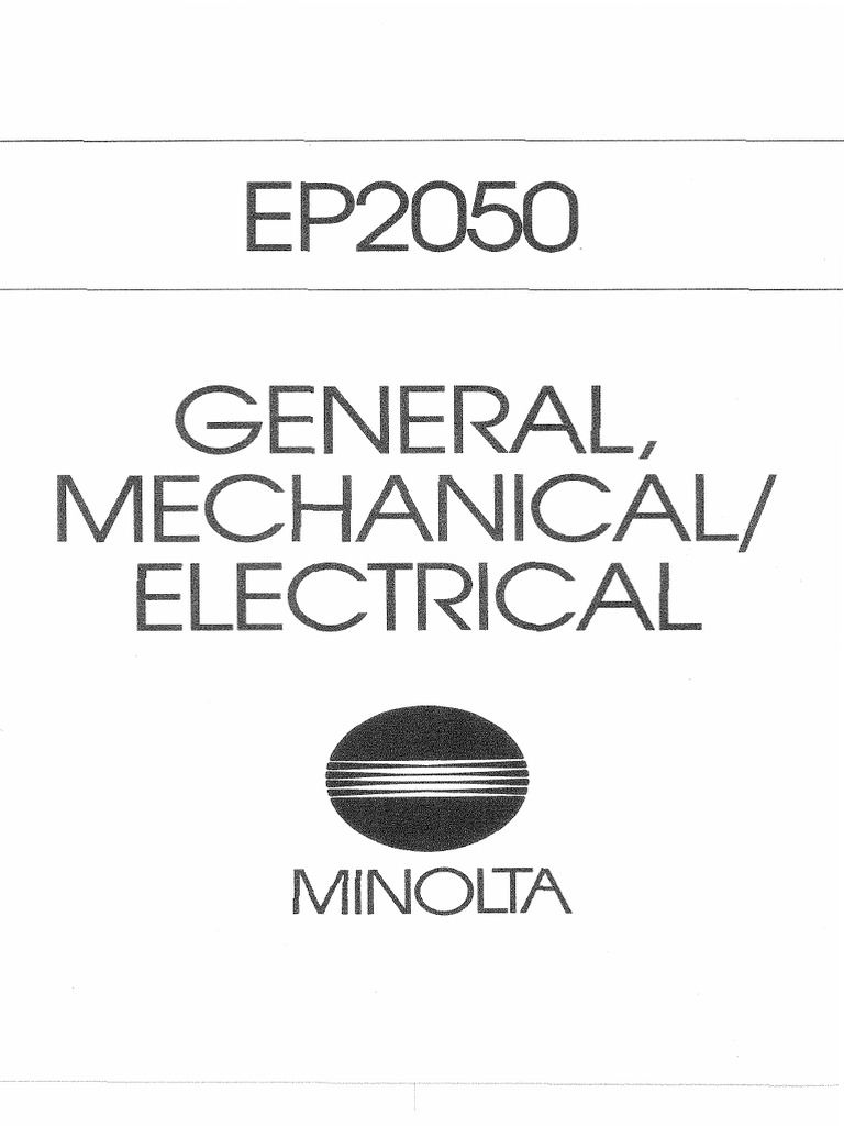 Detailed Operational Manual for a Desktop Electrostatic Photocopier ...