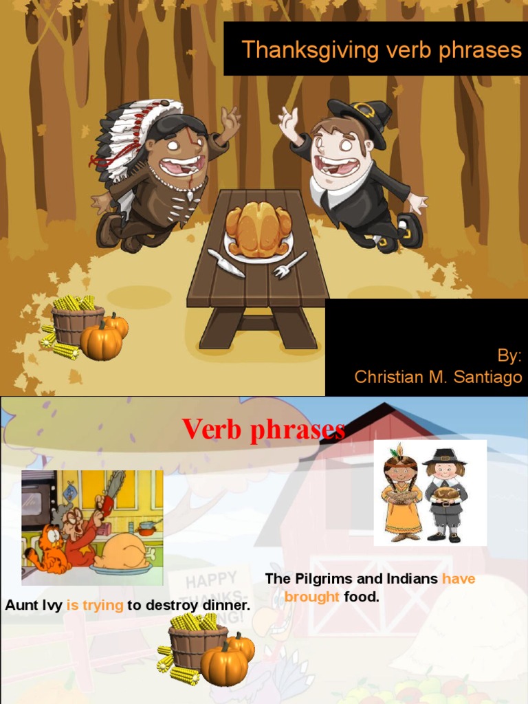 Thanksgiving Helping Verbs | PDF | Perfect (Grammar) | Verb