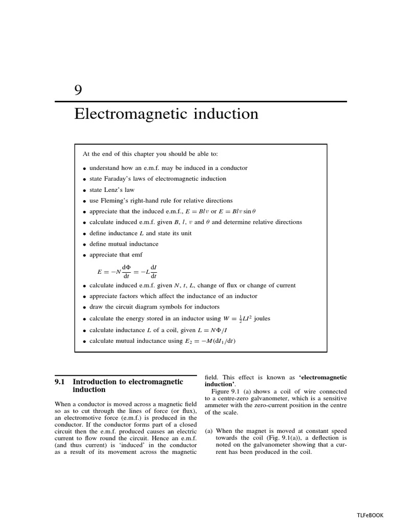 Electromagnetic Induction | PDF | Electromagnetic Induction | Inductor