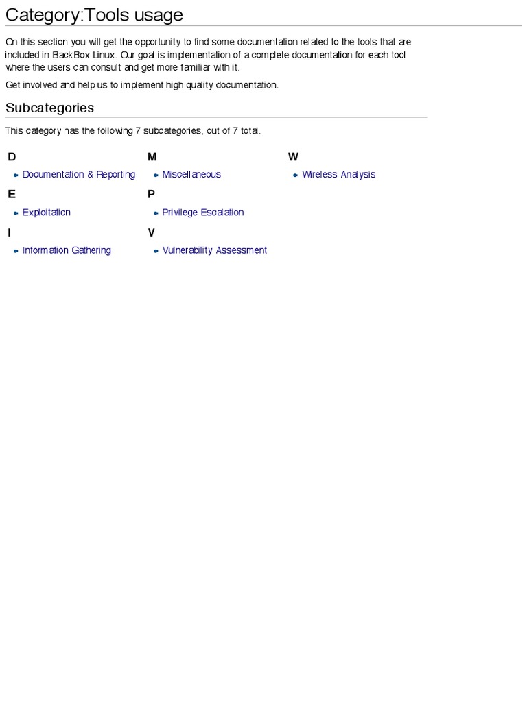 BackBox Tools Guide | PDF | Proxy Server | Word Press