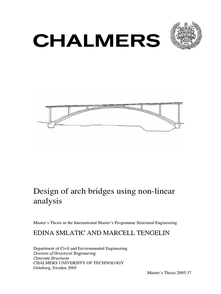 Design of Arch Bridges | PDF