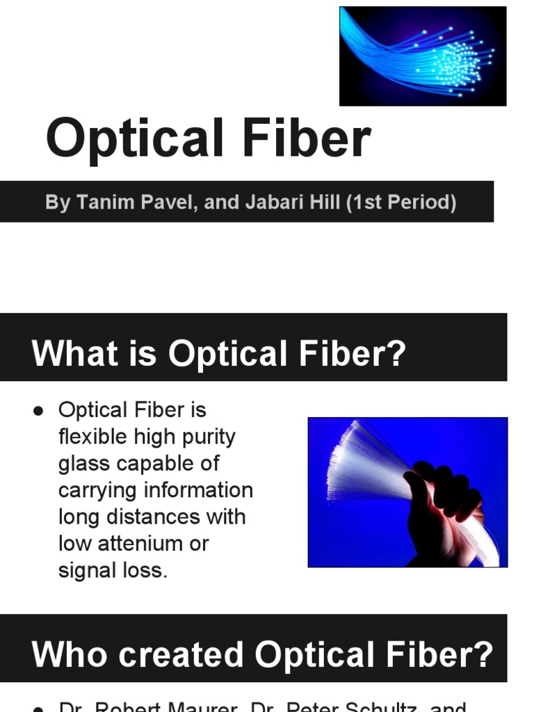 History and Impact of Optical Fiber | PDF