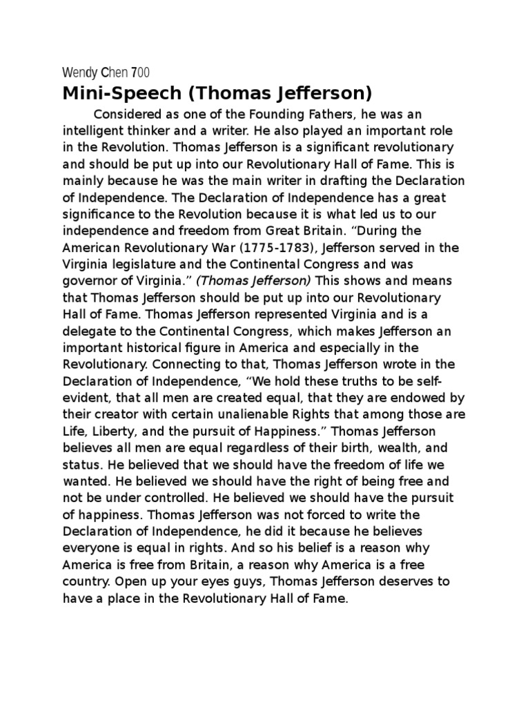 Thomas Jefferson: Revolutionary Legacy | PDF | History
