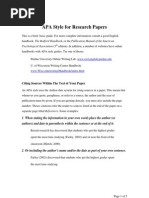 ASA Format Guidelines for Research Papers | PDF | Note (Typography ...