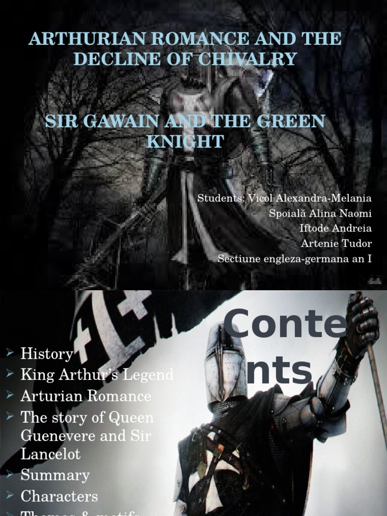 Arthurian Romance and The Decline of Chivalry | PDF | Green Knight ...