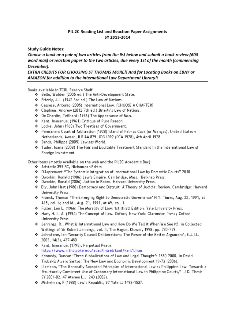 PIL 2C Reaction Paper Assignment | PDF | John Rawls | Sociological Theories