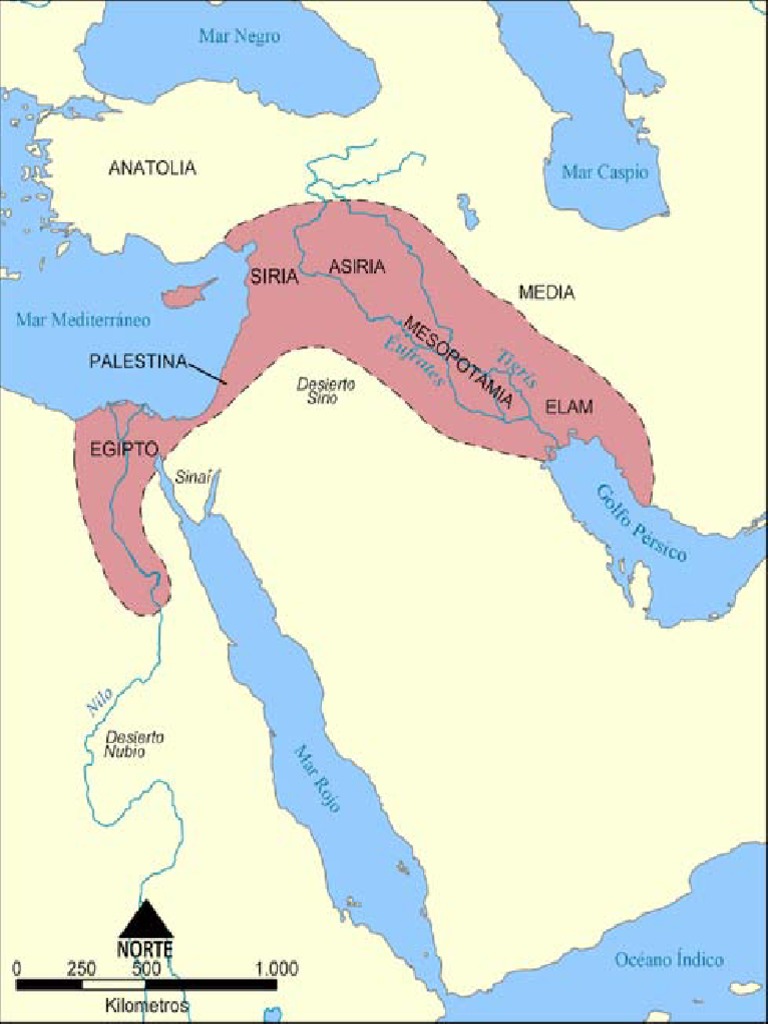 Mapa Del Creciente Fértil | PDF
