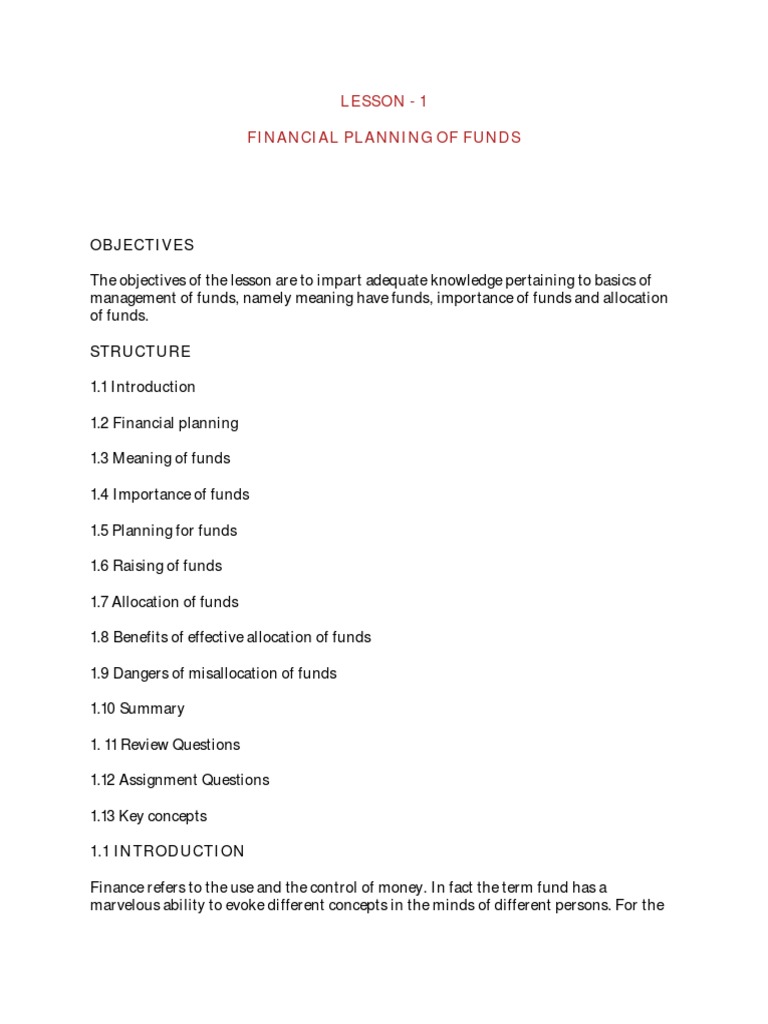 Management of Funds and Assets | PDF | Investment Management | Business