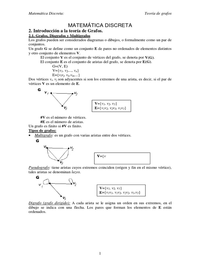 Introducción a la Teoría de Grafos | PDF