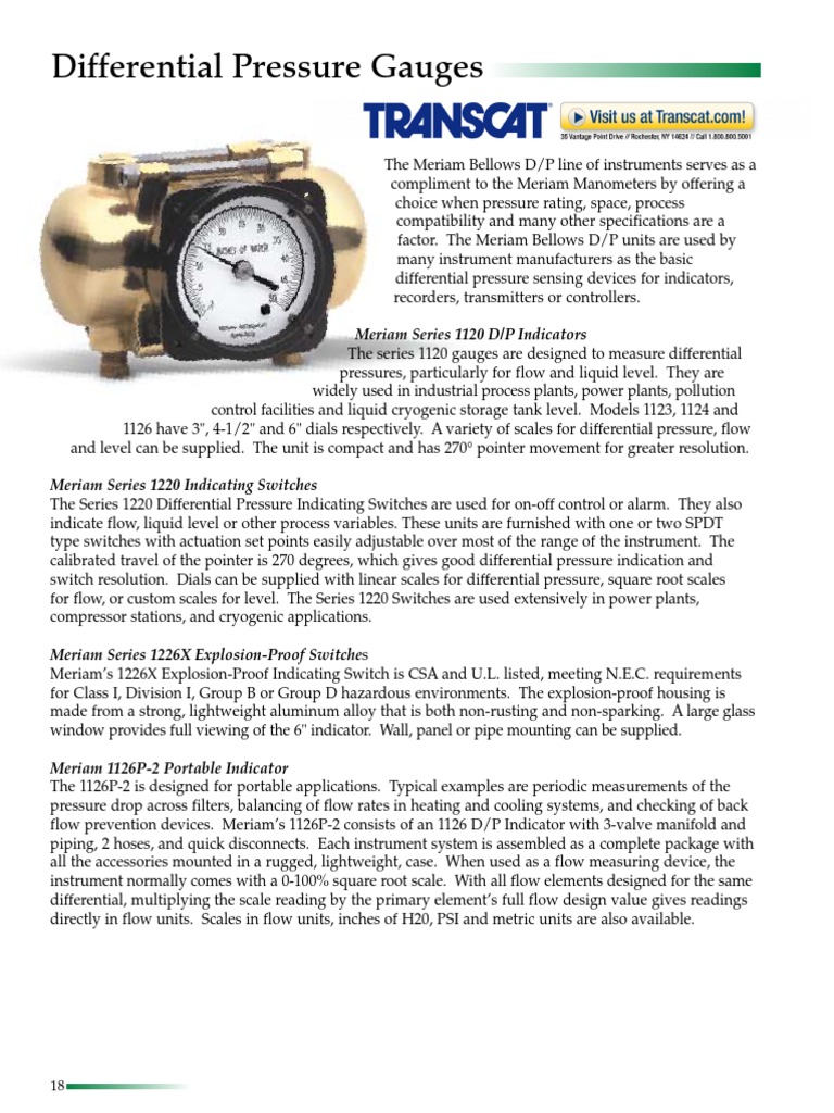 Bellows Gauges Datasheet | PDF | Pressure Measurement | Switch