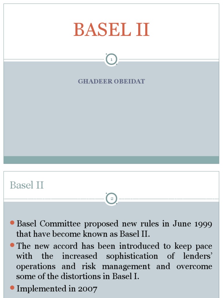 BASEL_II risk management | Basel Ii | Operational Risk