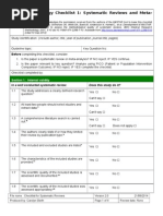 AMSTAR 2 Review Checklist | PDF | Meta Analysis | Randomized Controlled ...
