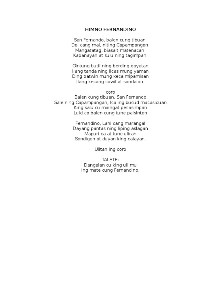Himno Fernandino | PDF