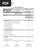 FAT Checklist | PDF | Calibration | Verification And Validation