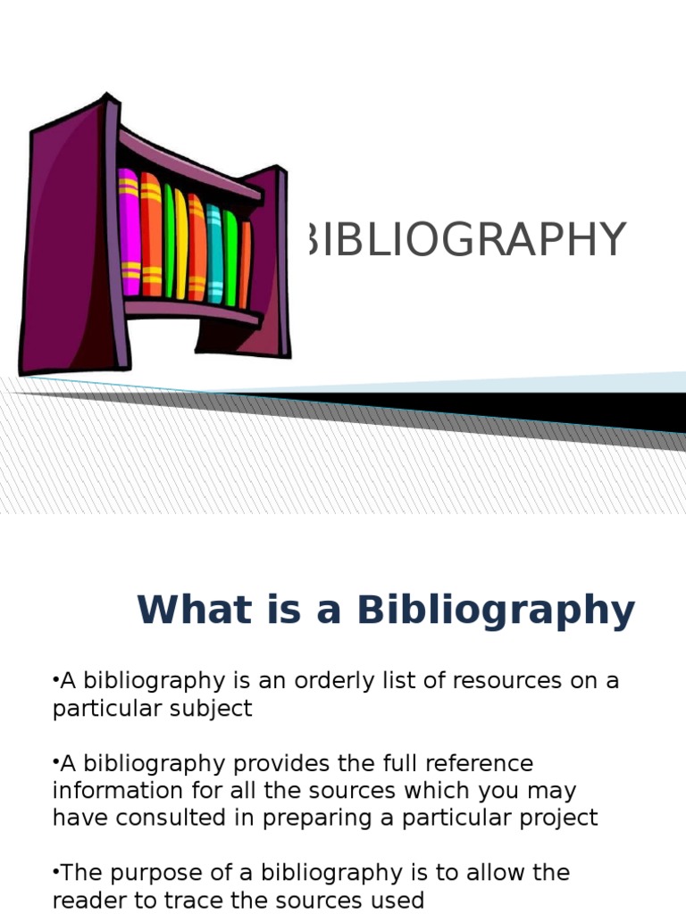 Bibliography | PDF | Bibliography | Publishing