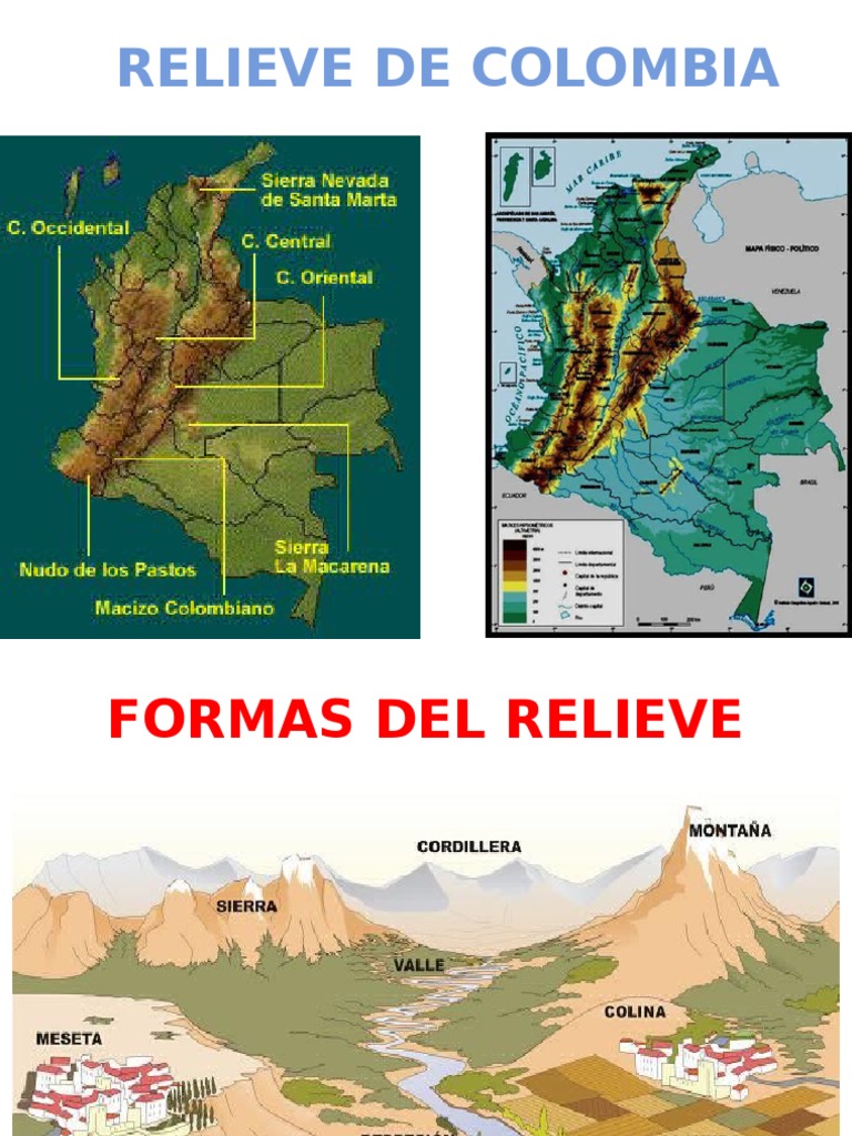 Relieve de Colombia | PDF | Andes | Colombia