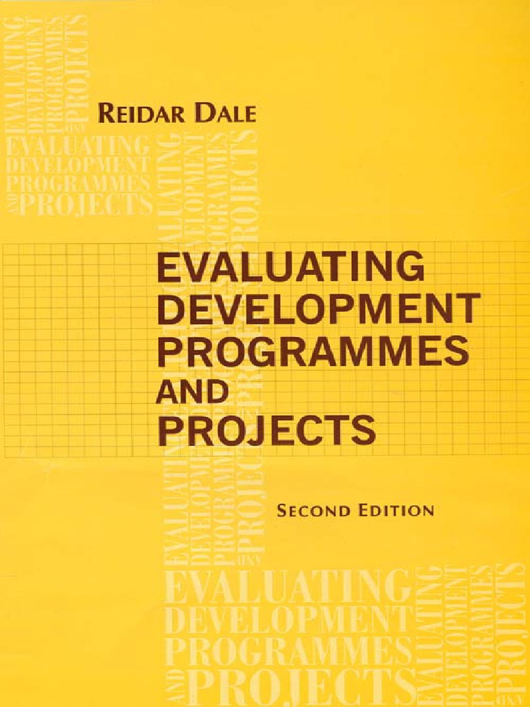 Evaluating Development Programmes and Projects | PDF | Rationality ...