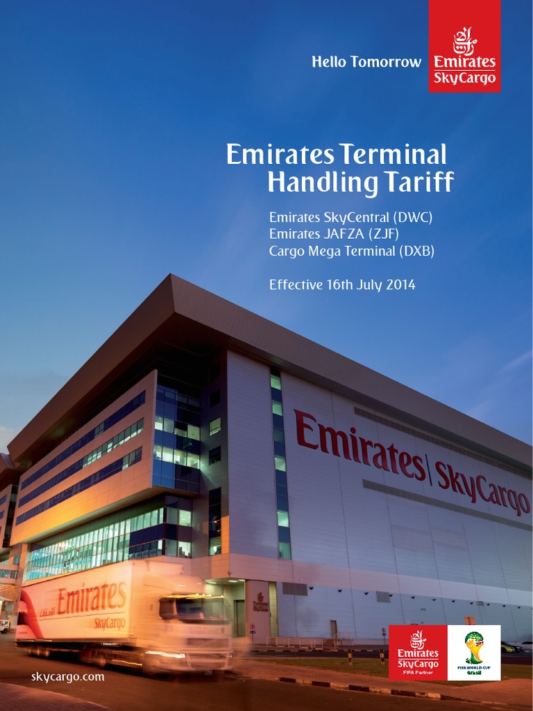 Emirates SkyCargo Handling Charges | PDF | Cargo | Trade