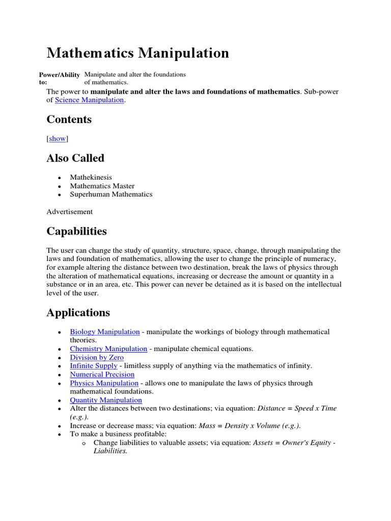 Mathematics Manipulation | PDF | Geometry | Teaching Mathematics